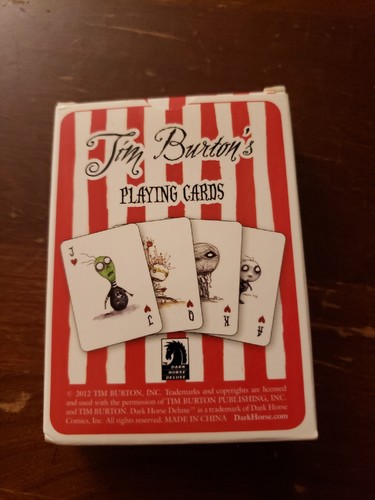 2012 Tim Burton's Playing Cards By Dark Horse Deluxe | eBay