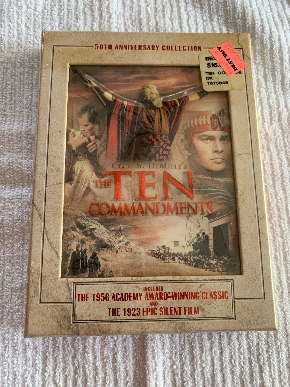 The Ten Commandments - 50th Anniversary Collection (DVD, 2006, 3-Disc ...