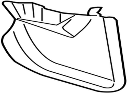 76607-35101 Toyota Mudguard, quarter panel, rear rh 7660735101, New ...