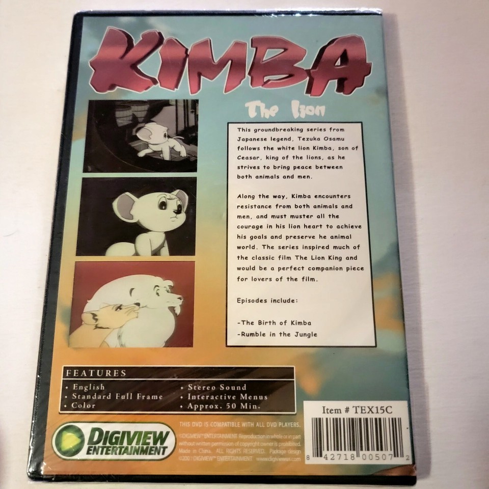 Kimba the Lion: Vol 1 DVD Sealed Brand New 842718005072| eBay