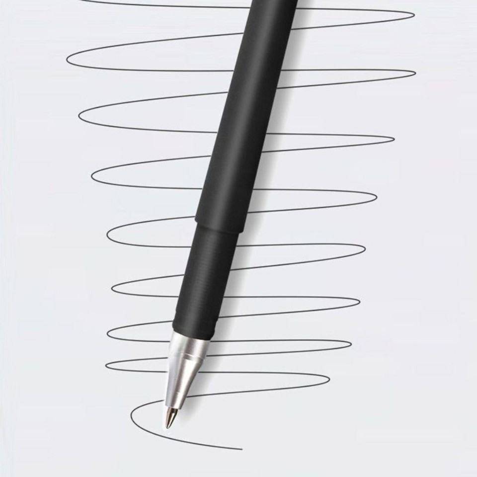 10PCS Stationery Gel Pen Black/Red/Blue Ink Signature Pen Neutral Pen ...