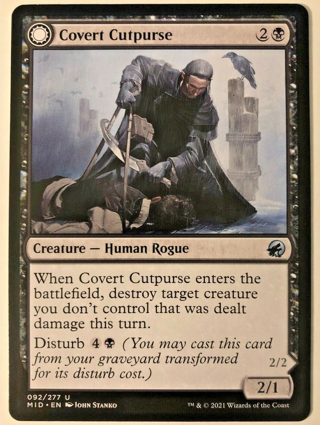 MTG Covert Cutpurse Innistrad: Midnight Hunt 092/277 Uncommon | eBay