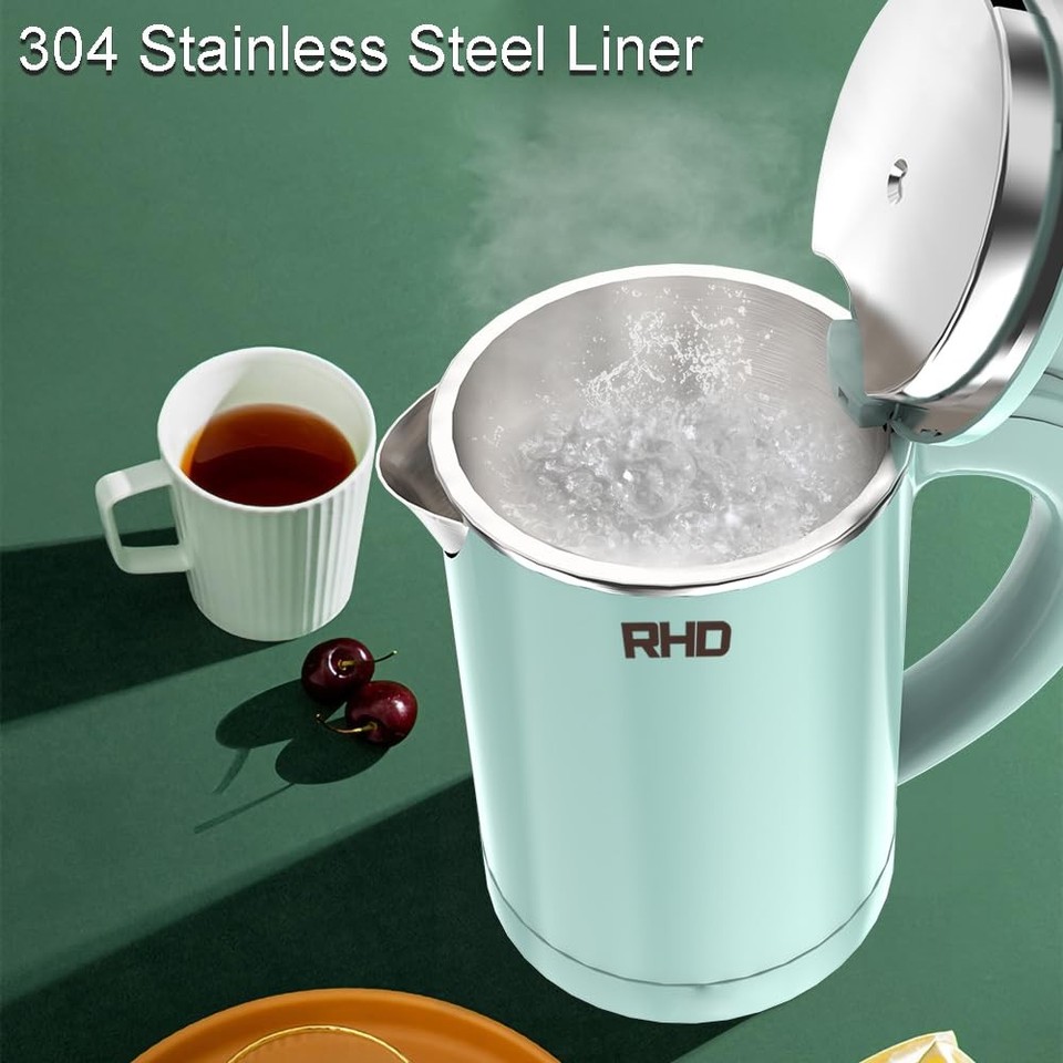 0.5L Small Portable Electric Kettles for Boiling Water, Stainless Steel ...