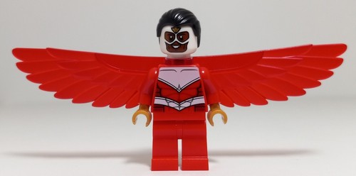 Lego Super Heroes Avengers Falcon Red Minifigure sh099 | eBay