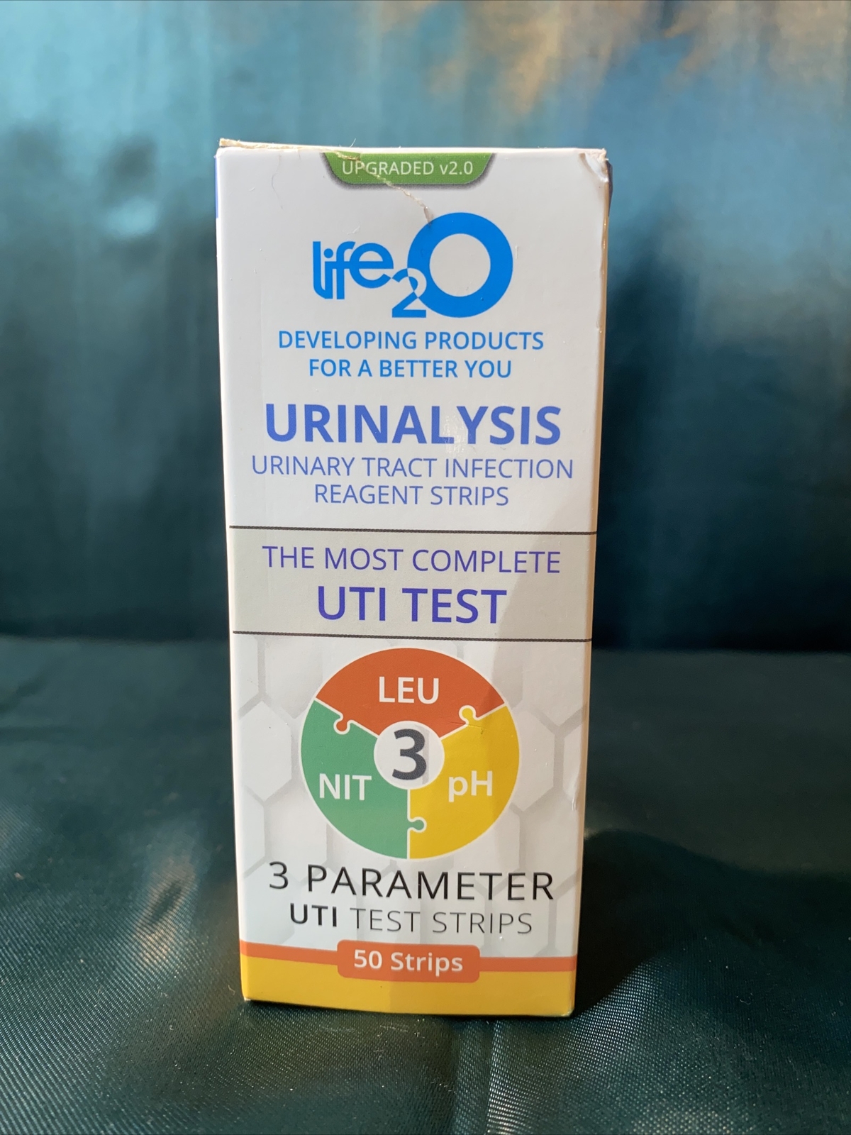 Life2O 4-In-1 Full Panel UTI Test Strips for Women, Men & Kids 50Ct ...