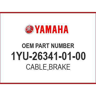 Yamaha CABLE, BRAKE 1YU-26341-01-00 OEM NEW | eBay