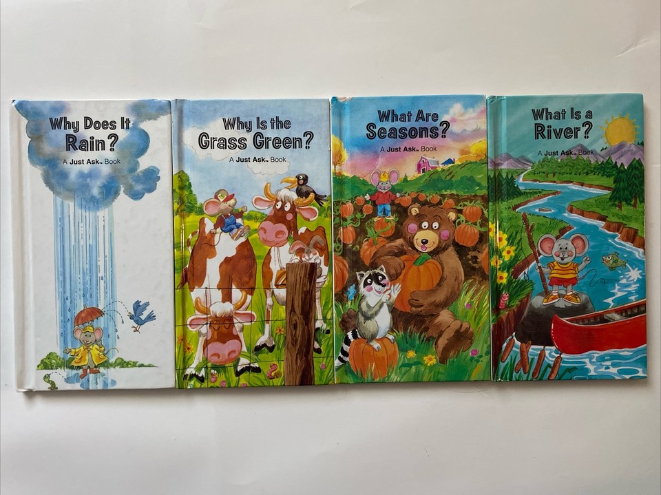 Weekly Reader Just Ask Vtg 1980s Book Collection Lot Of 15 What? Why ...
