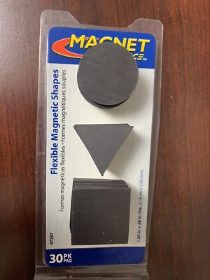 Flexible Magnetic Shapes from Magnet Source - 30 per pack - 10 x 3 | eBay