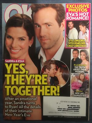 OK Magazine Jan 17 2011 Sandra Bullock Ryan Reynolds - Eva Longoria ...