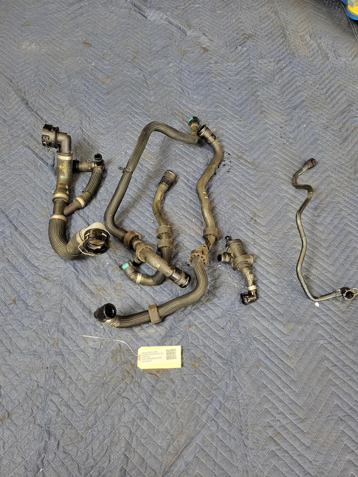 Heater Coolant Water Hose Tube Pipe 2019 Range Rover Evoque SE 2.0L SET ...