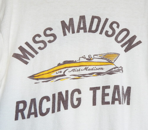 1960's Miss Madison U-6 Racing Team T-shirt | eBay