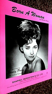 SANDY POSEY: BORN A WOMAN (SHEET MUSIC) | eBay