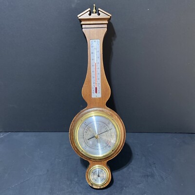 Vintage Airguide Instrument Company Chicago Mahogany Hygrometer 21”tall ...