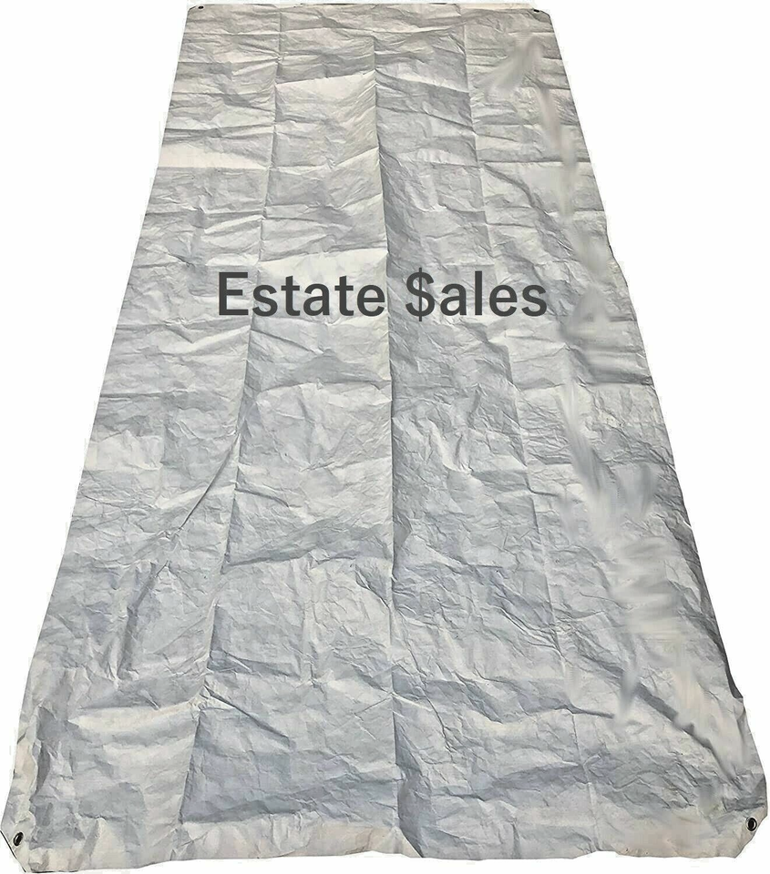 8 x 5 ft Tyvek Homewap Tarp Ground Sheet - Tent Footprint w/ Grommeted ...