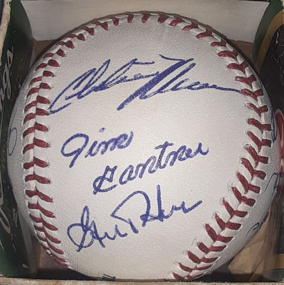 1982 Milwaukee Brewers World Series TEAM SIGNED AUTOGRAPHED MLB ...