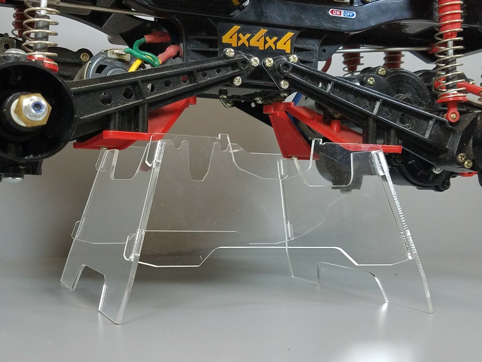 Acrylic Display Stand for TAMIYA 1/10 R/C Super Clodbuster Bullhead ...