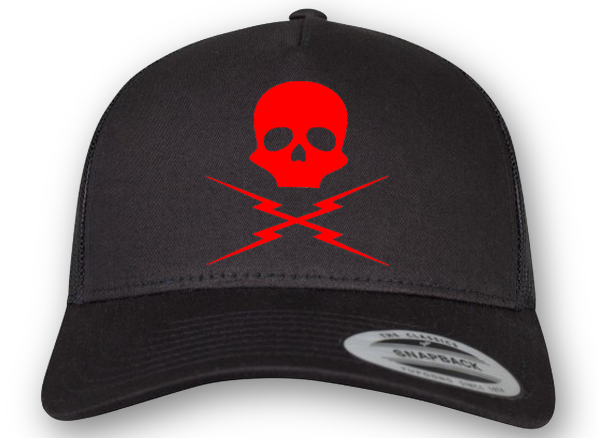 Death Proof Skull Red