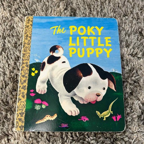 Poky Little Puppy Large Oversized Board Book Big Little Golden Book ...