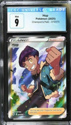 2020 Pokemon Champions Path - Hop Full Art Trainer 073/073 - CGC Graded ...