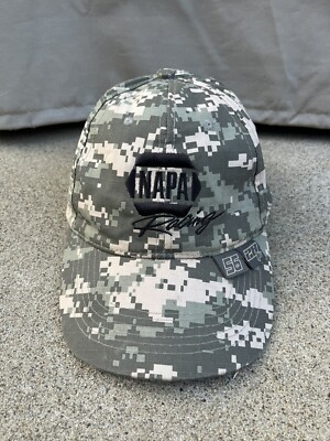 NAPA RACING Camo Adjustable Hat Cap Intrepid Fallen Heroes Fund | eBay