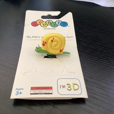 3D Snail Authentic Jibbitz Shoe Charm for Crocs. Rare HTF! New with ...