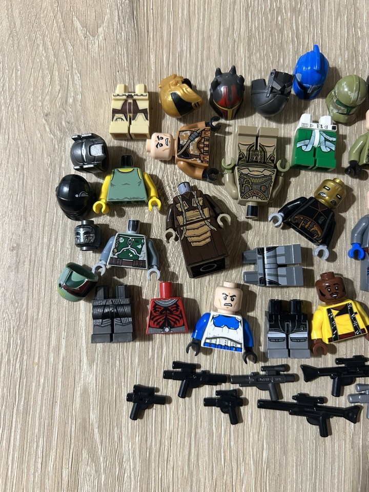 Lot Of 40+ Lego Star Wars Minifigures & Torsos, Helmets, Legs, Heads ...