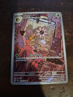 Lileep 145/142 Pokémon TCG Stellar Crown Illustration Rare Full Art ...