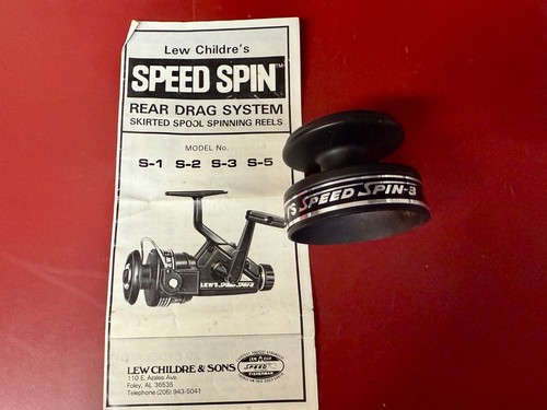 Lew's Speed Spin 3 Spinning Reel Spool and manual | eBay