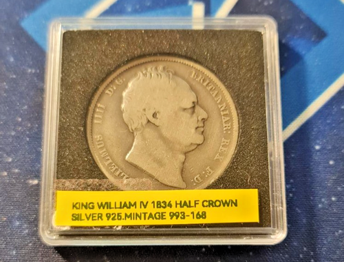 King William IV 1834 silver half crown coin | eBay UK