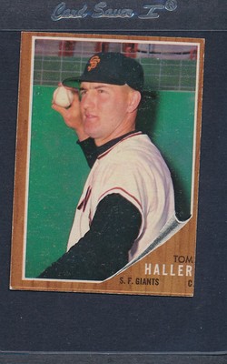 1962 Topps #356 Tom Haller Giants EX *1995 | eBay