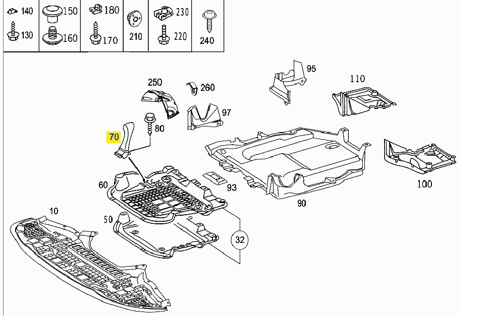 A2205280309 MERCEDES C215 W220 PIPE PIECE GENUINE NEW | eBay