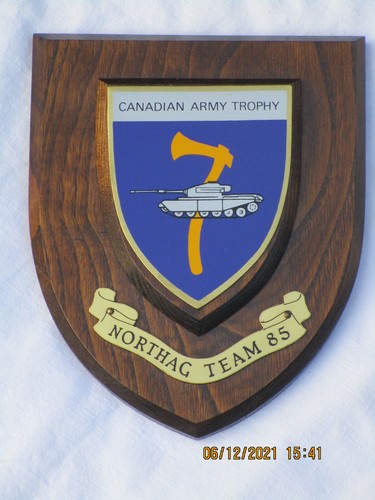 Blason De Régiment: Trophée De L'Armée Candian, Chat, Équipe Northag 85 ...