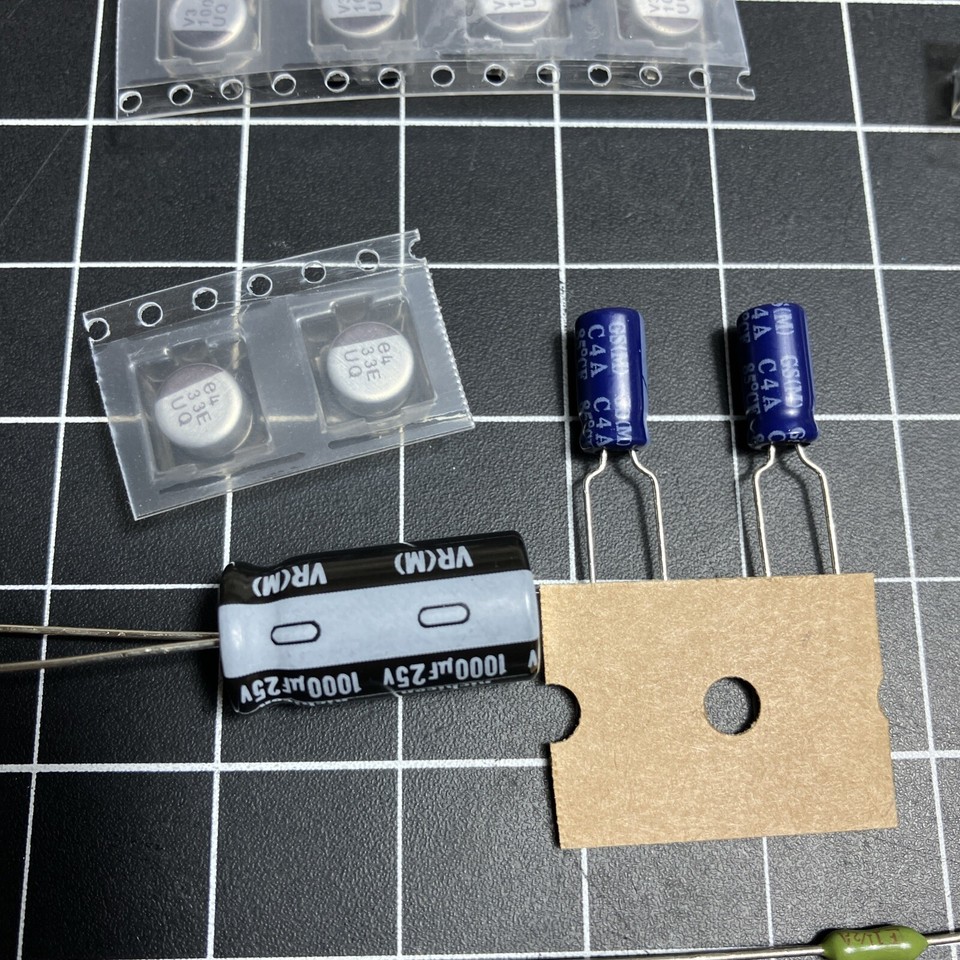 SNES Complete Rebuild Kit Capacitors Pico Fuse Voltage Regulator Super ...