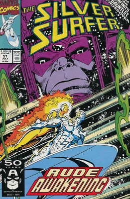 Silver Surfer, The (Vol. 3) #51 FN; Marvel | Infinity Gauntlet Galactus ...