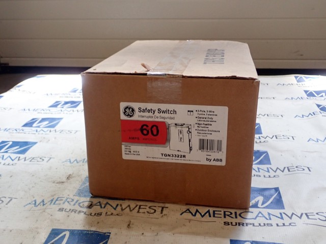 GE General Duty Safety Switch (TGN3322R) for sale online | eBay
