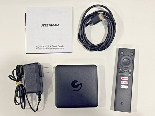 Jetstream AGT418 4K Ultra HD Android TV Box with Voice Search Remote | eBay