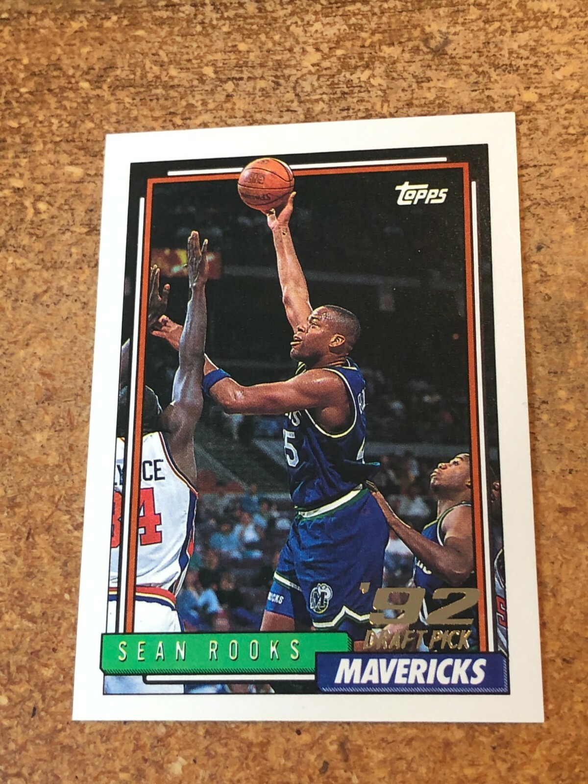 1992-93 Topps Basketball # 292 1992 Draft Pick Sean Rooks RC | eBay