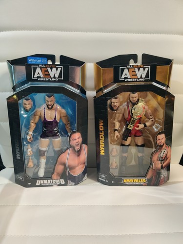 Wardlow AEW SET (2) All Elite Wrestling Figure NEW TNT CHAMPION/ WM ...