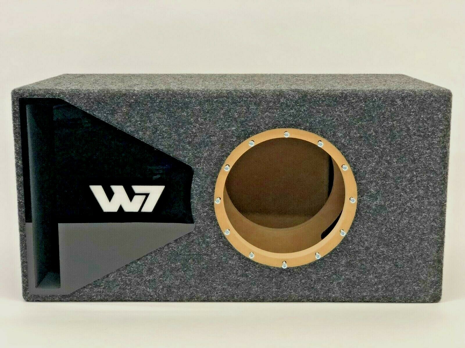 JL Audio 8W7 AE ported subwoofer box SPECIAL EDITION with black plexi ...