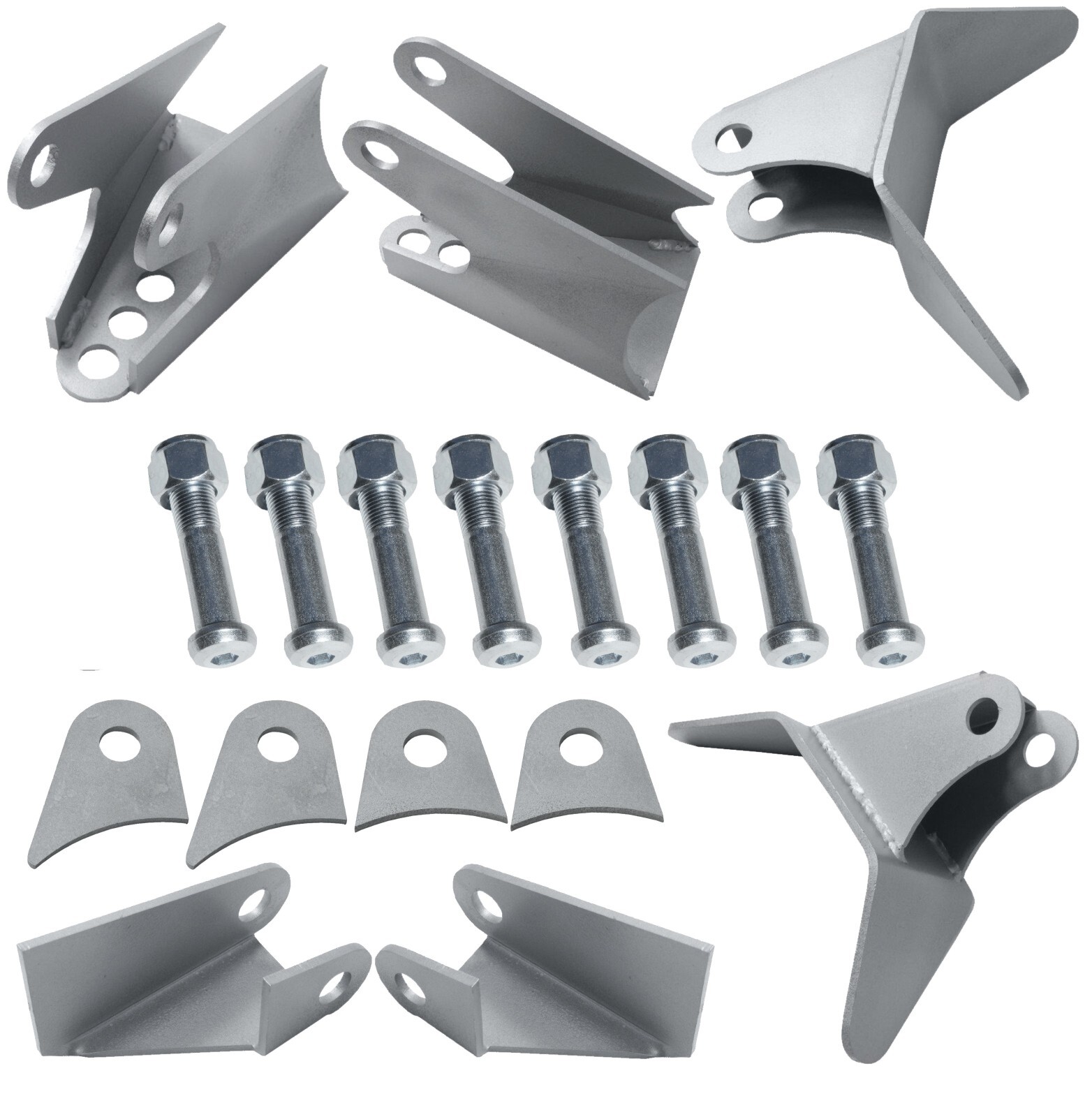 airmaxxx Triangulated 4 Link Brackets Only Weld On Steel Air Ride ...