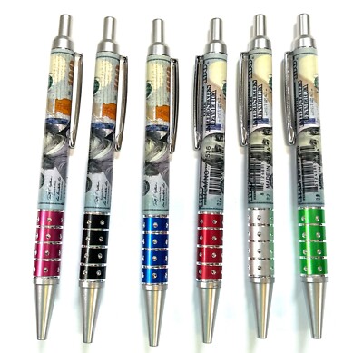 United States Of America $100 Bill Design Pens 6 pcs | eBay