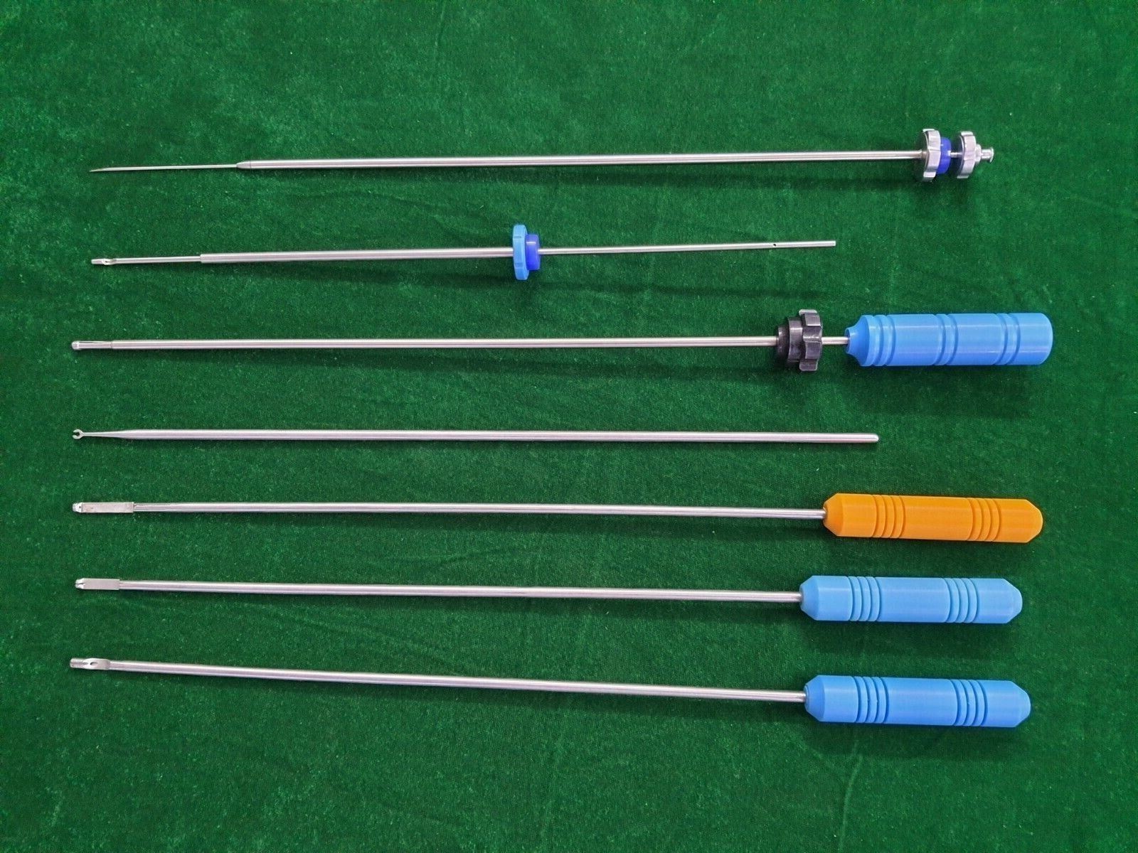 7pc Laparoscopic Knot Pusher 5mmx330mm Endoscopy Reusable Surgical ...