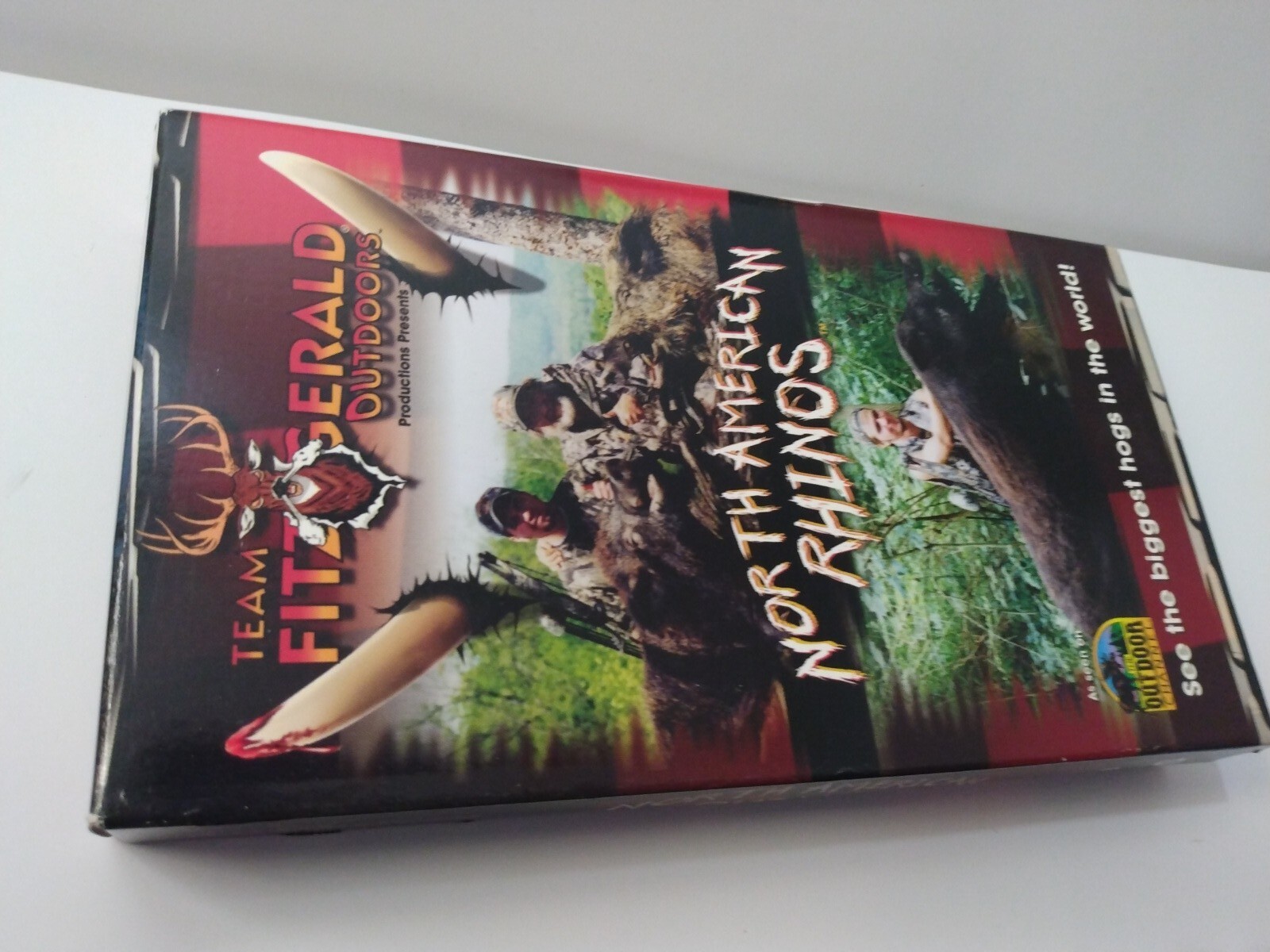Team Fitzgerald Outdoors North American Rhinos VHS Hog Bow Hunting | eBay
