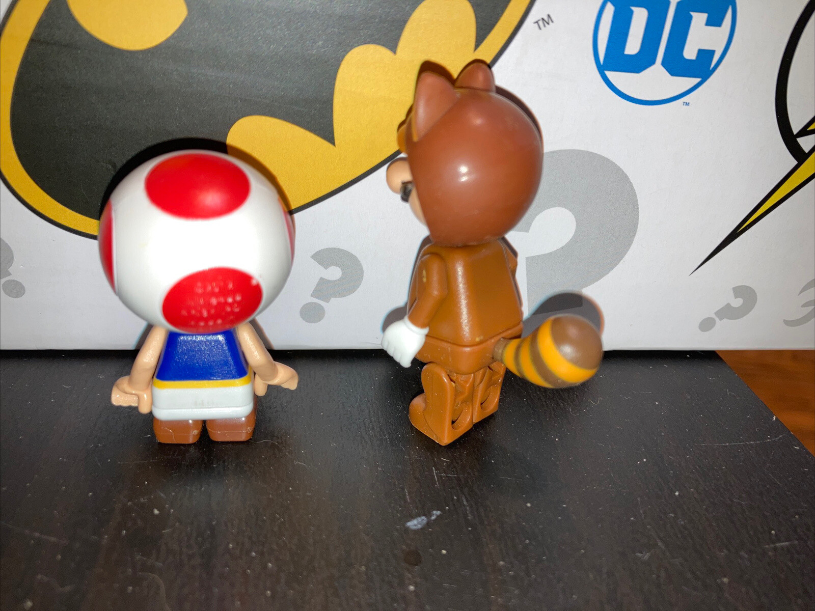 K’Nex Super Mario Bros Tanooki Mario Red Toad Mini Figure Raccoon 2013 ...