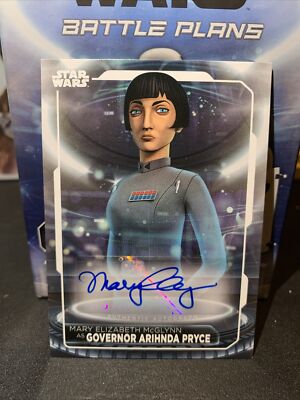 2021 Topps Star Wars Battle Plans Autograph MARY ELIZABETH McGLYNN as ...