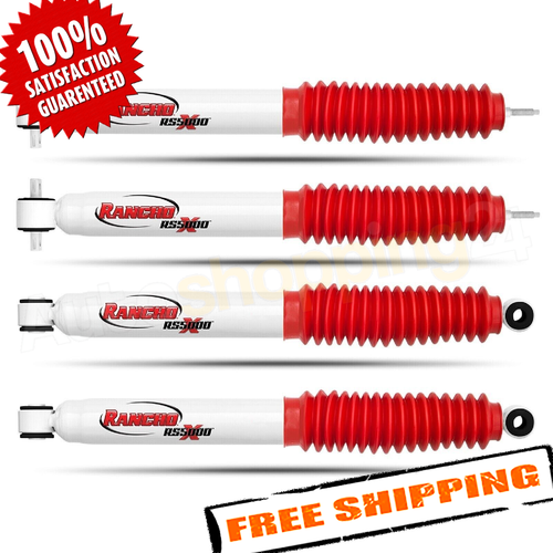 Rancho Set of 4 Front/Rear RS5000X Gas Shock Absorbers for 1998-2009 ...