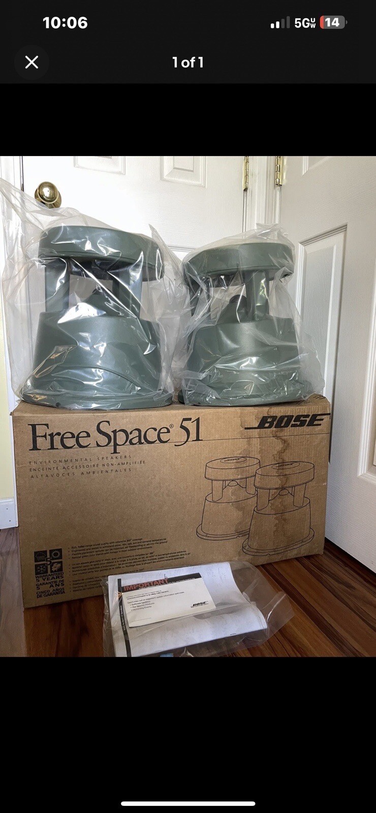 Bose+FreeSpace+51+Outdoor+Speakers+-+Green for sale online | eBay