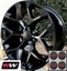 24 inch GMC Yukon OEM Specs Snowflake Wheels Matte Black Rims 24 x10 ...