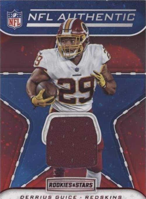 2019 Panini Rookies & Stars - Nfl Authentic Derrius Guice #NA-DG (MEM ...