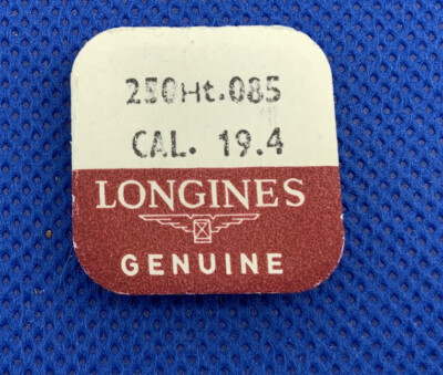 Longines 19.4 250 Hour Wheel Height 0.85. Sealed. New Old Stock. 45-76 ...